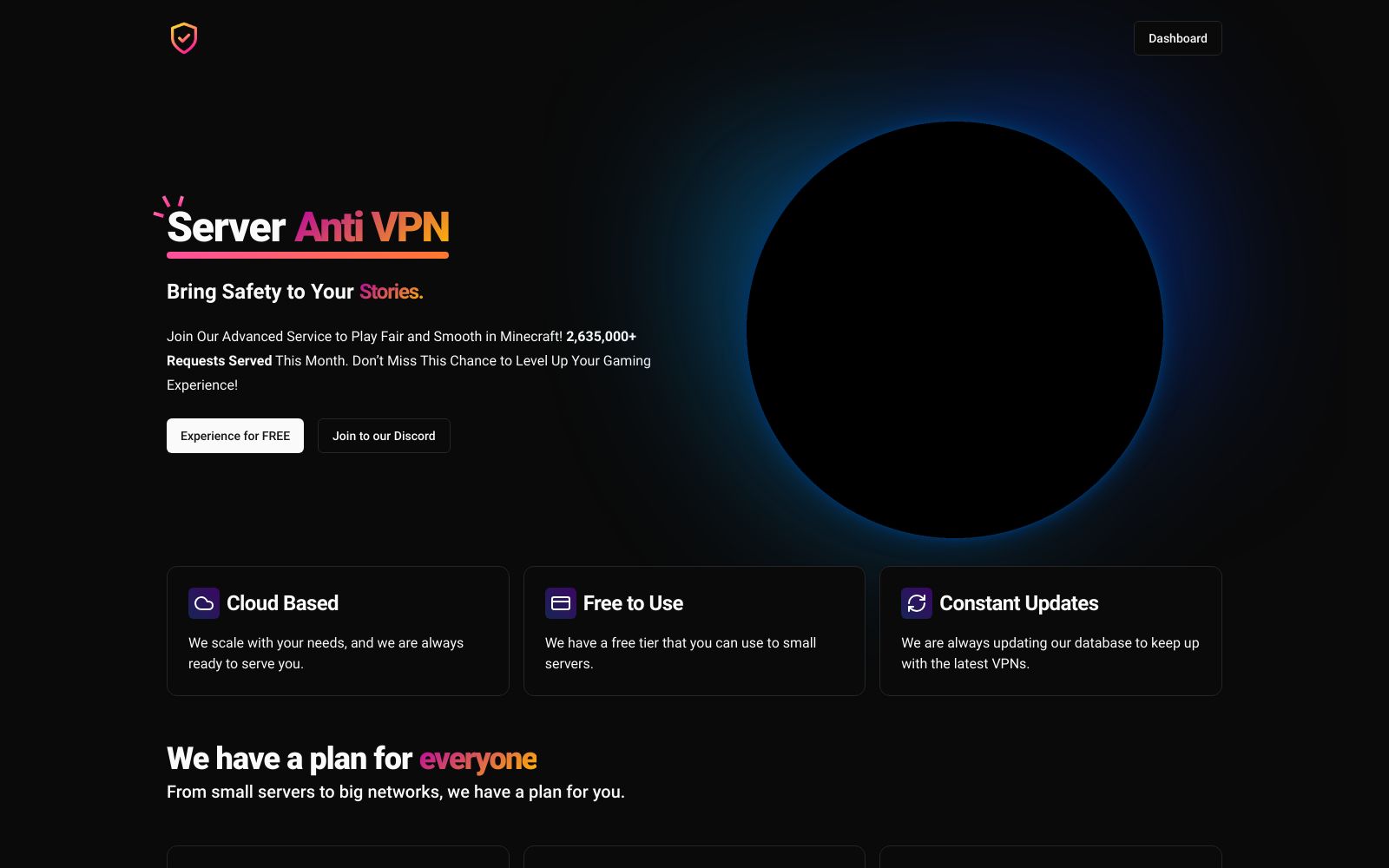 AI Landing Page Feedback for antivpn.io