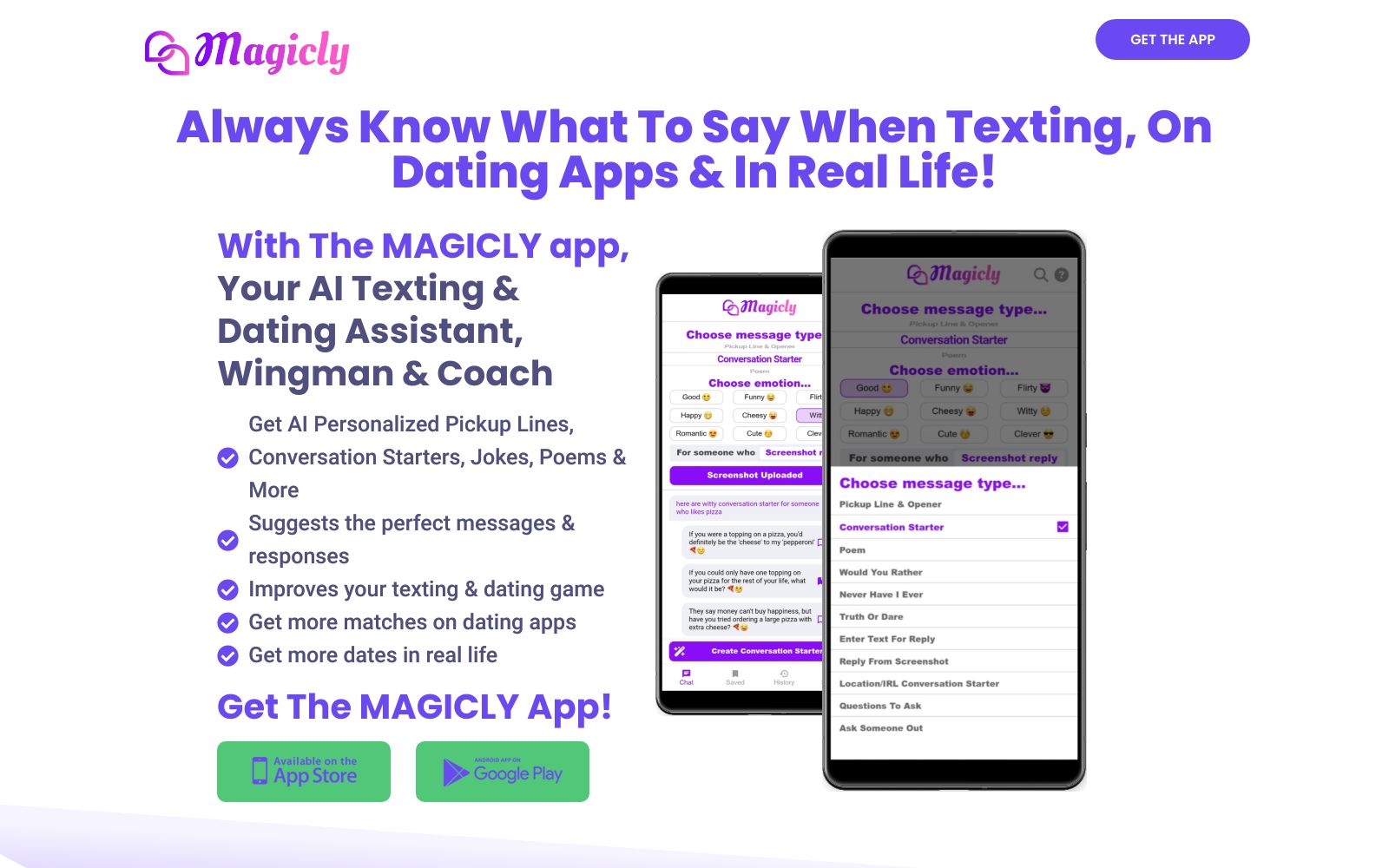 AI Landing Page Feedback for magicly.app